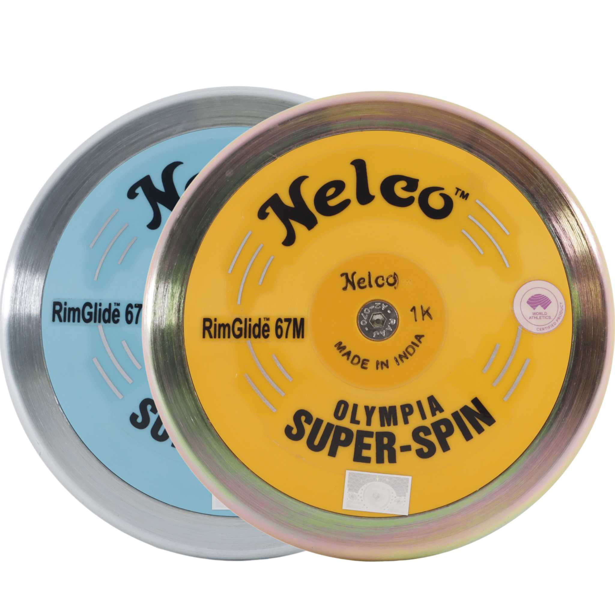 Nelco | Olympia Superspin | Blue or Yellow Discus — Neuff Athletic ...
